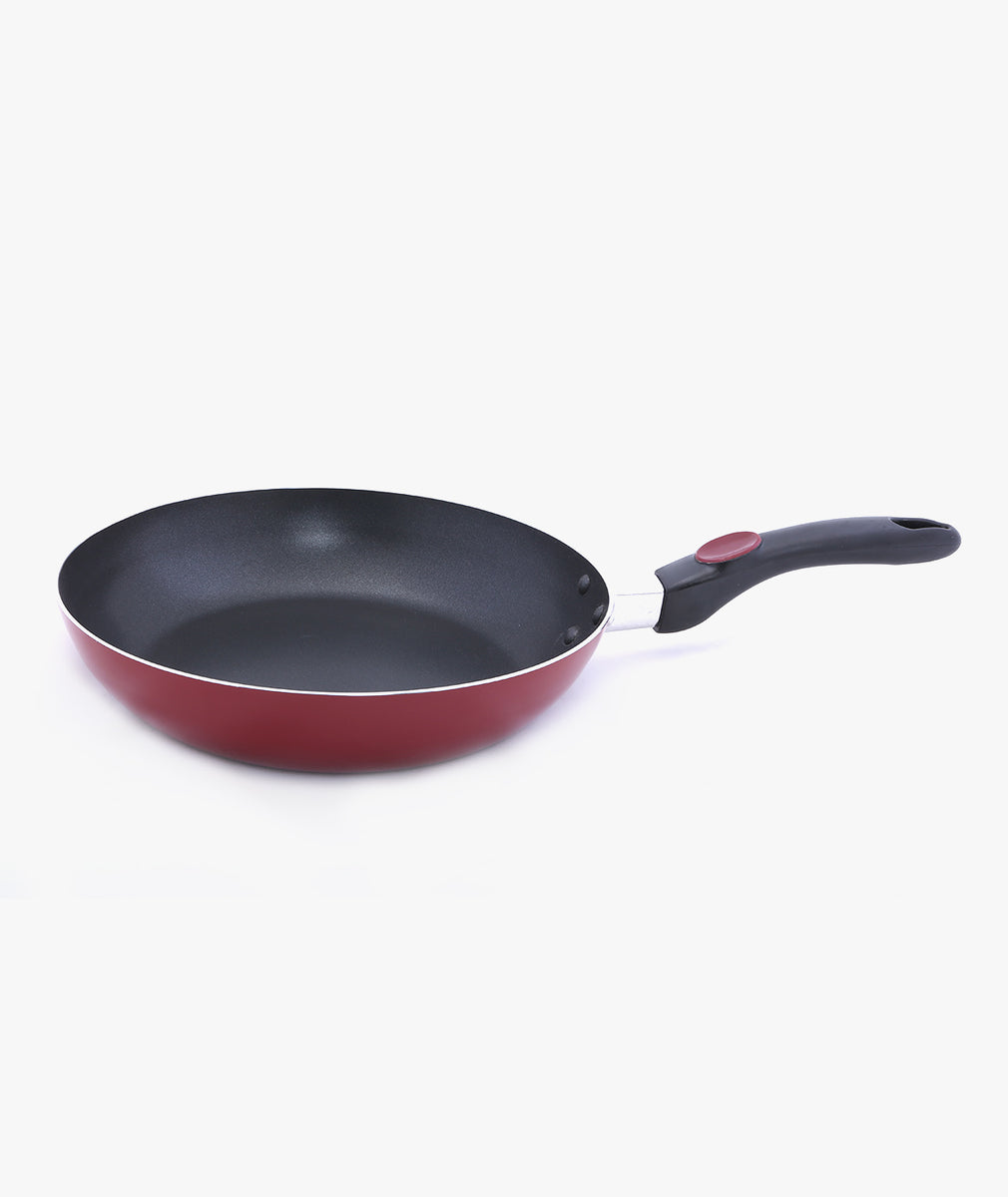 Highly Durable Safe Non-Stick 28 Cm Fry pan with Induction Base & Cool ...