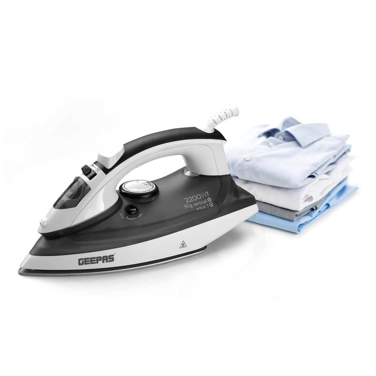 Geepas Ceramic Steam Iron GSI7788 | Wet & Dry, Ceramic Soleplate