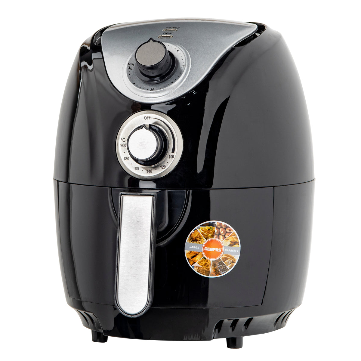 Geepas GAF37521 Air Fryer | 2.5L, 1300W, Oil-Free, Fast Cooking