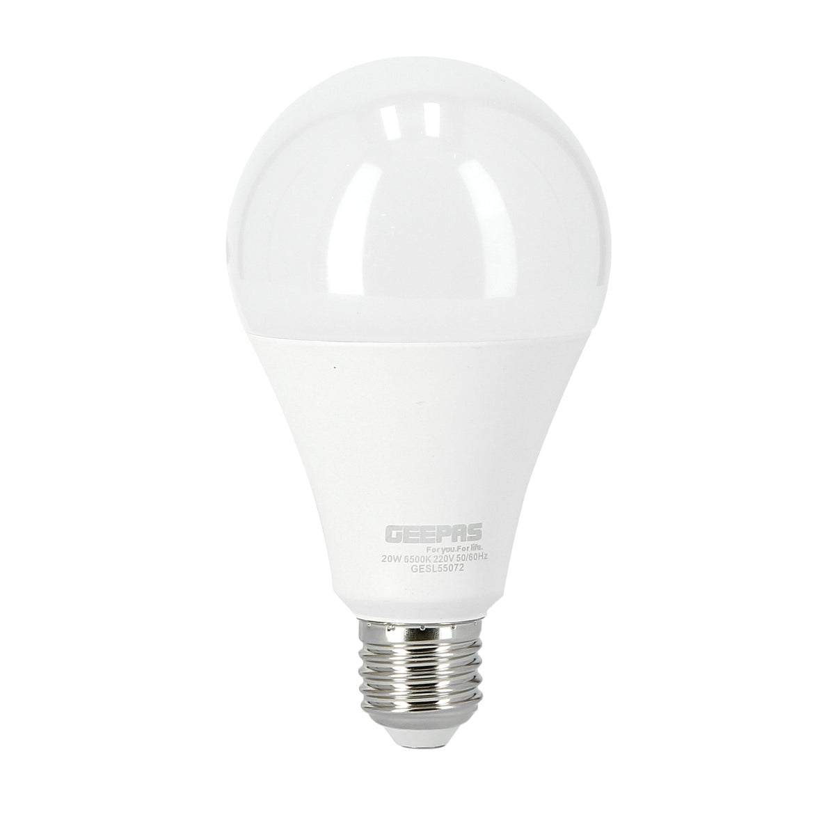 Geepas GESL55072 Energy Saving Led Bulb 20W - Portable E27 Socket, 185
