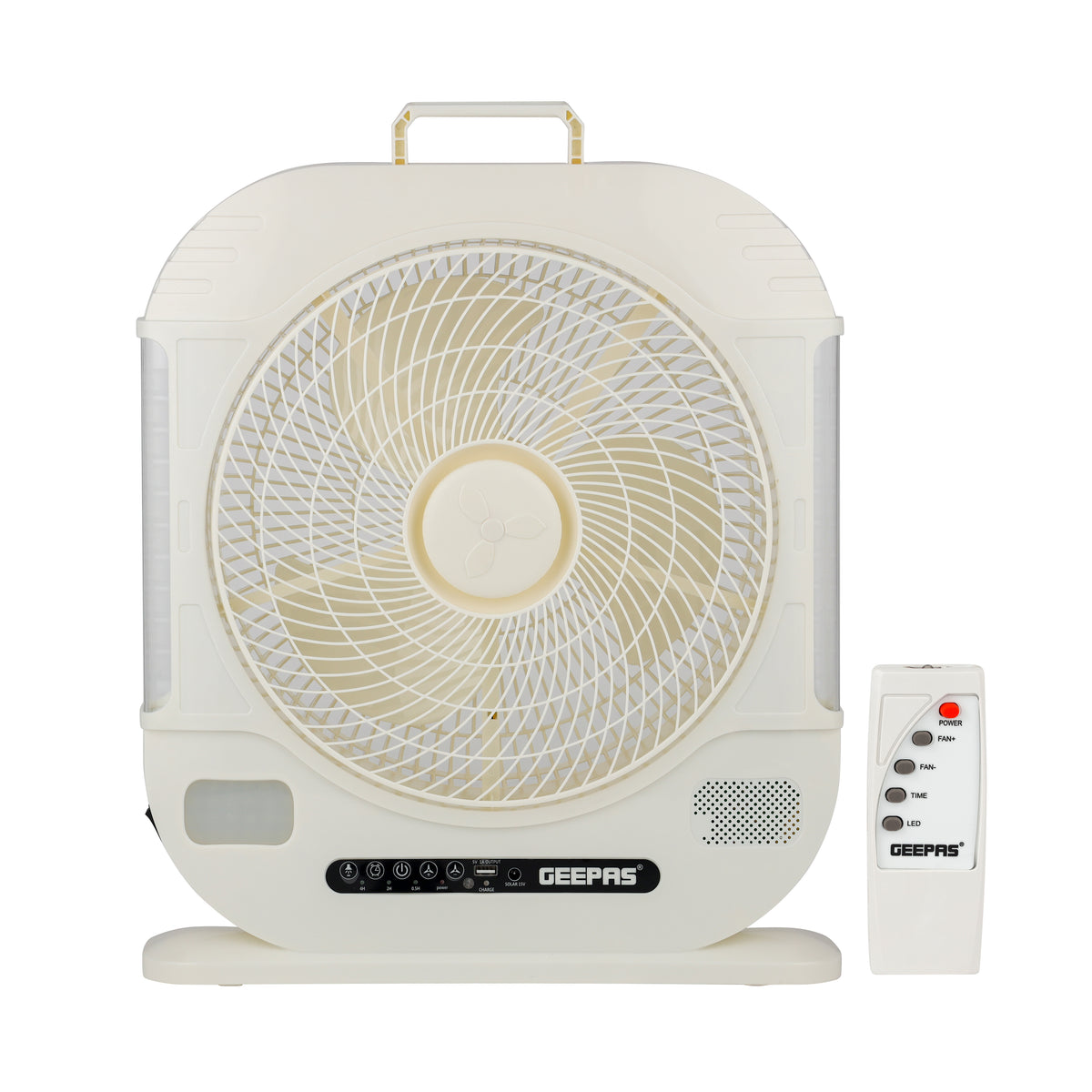 Geepas 12" Rechargeable Fan with Remote Control- GF21190