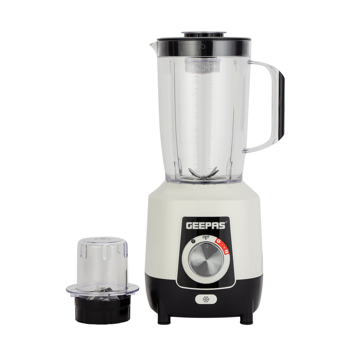 Geepas 2-in-1 Blender- GSB44027 600 W, Powerful Motor