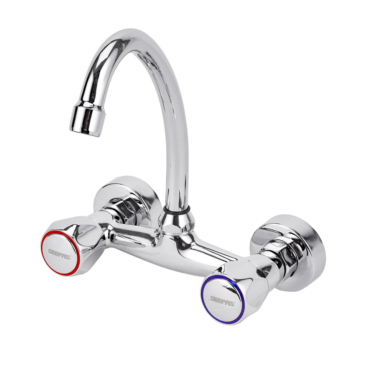 Geepas GSW61026 Dual Handle Wall Mounted Sink Mixer