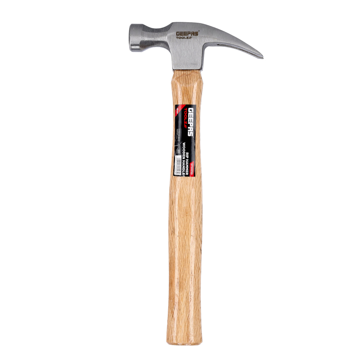 Wooden Handle RIP Hammer, GT59250 - Hammer with Smooth Face &Wood Hand ...