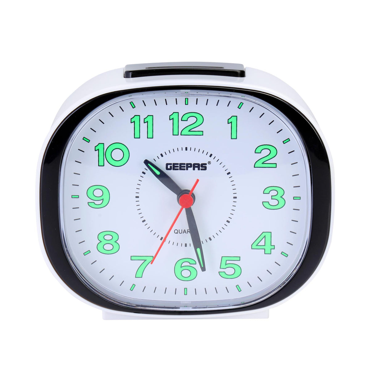 Geepas GWC26018 Bell Alarm Clock | Loud Alarm, Luminous Arms