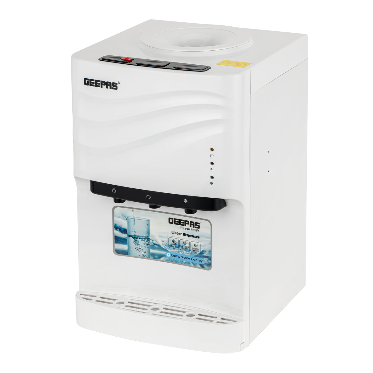 Geepas GWD8358 Water Dispenser | Hot, Cold & Normal Water Function