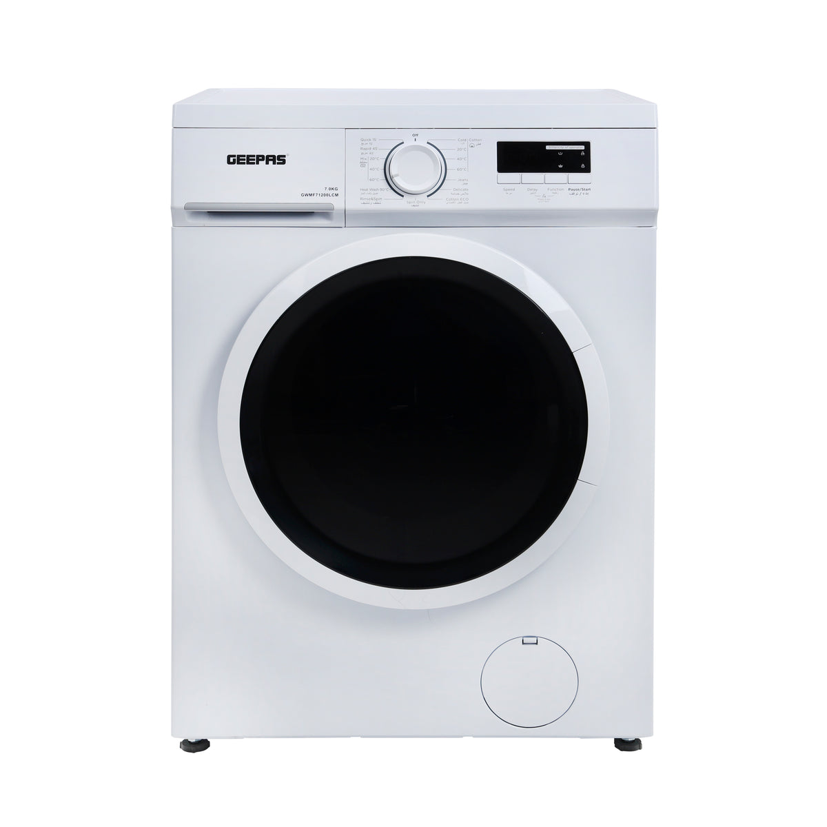 Geepas 7 KG Fully Automatic Washing Machine- GWMF71200LCJ