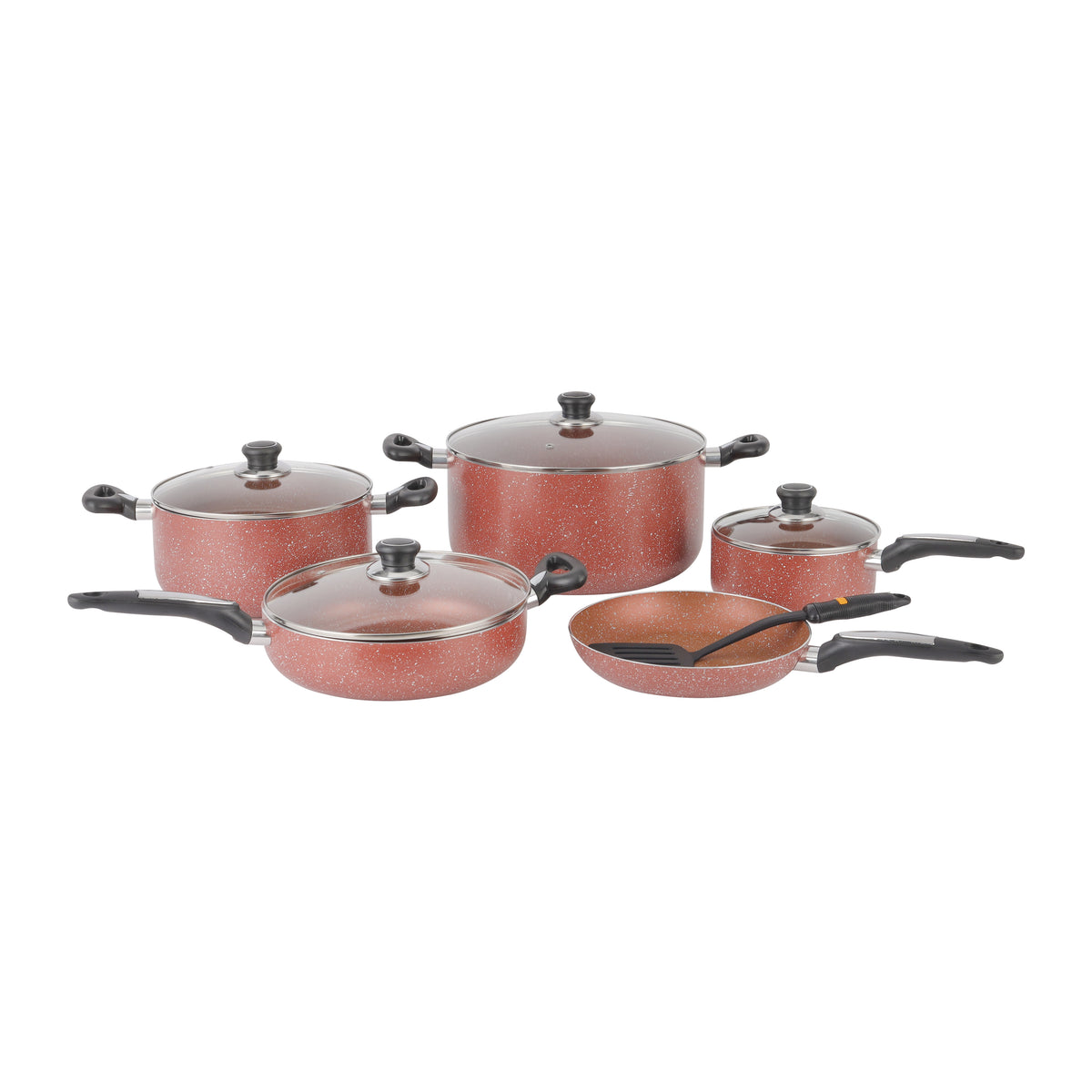 Royalford 10Pcs Non Stick Cookware Set – Geepas