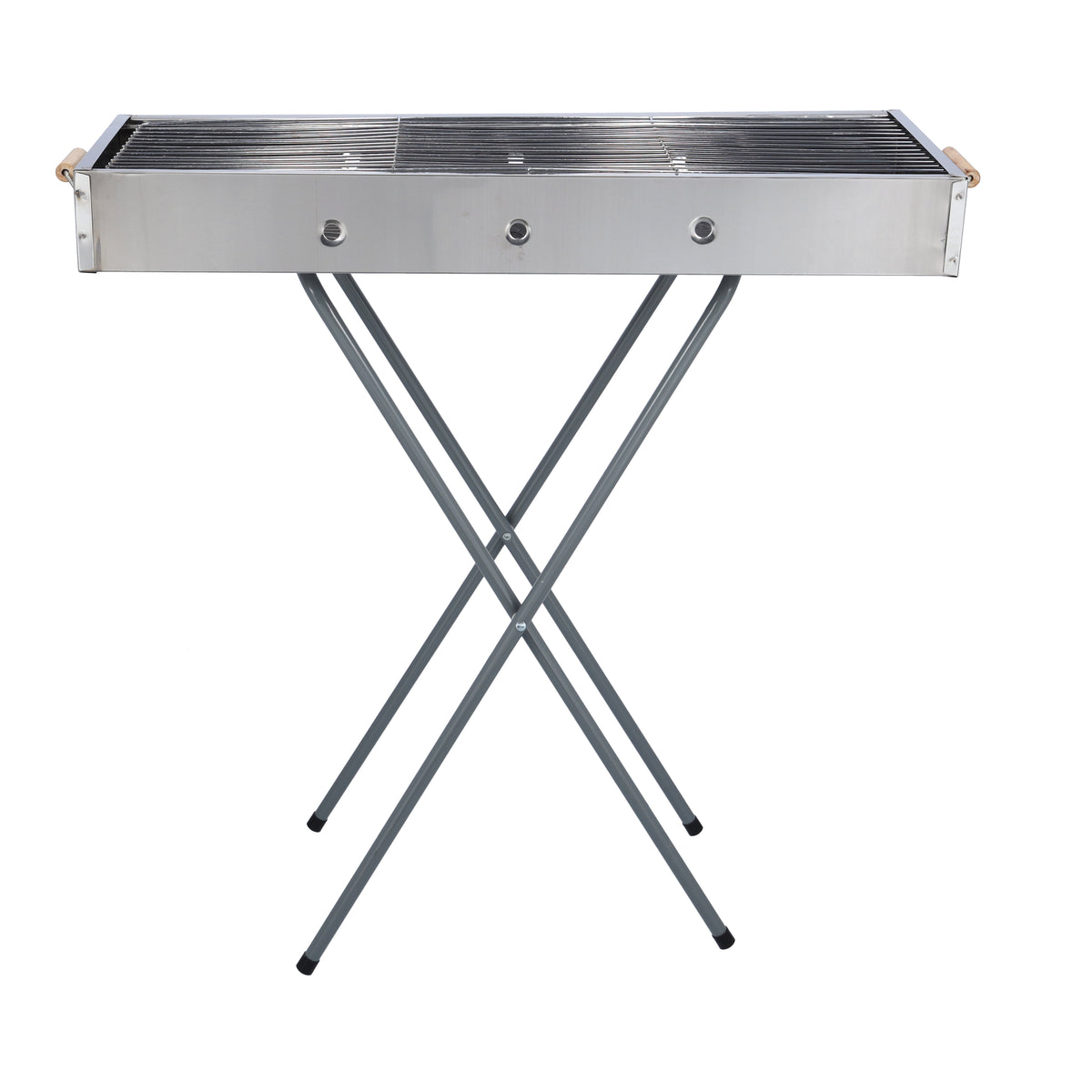 Royalford RF10366 Foldable Stainless Steel BBQ Stand with Gril – Geepas