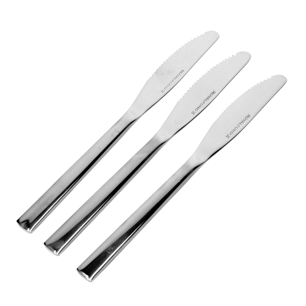 Royalford RF7234 Stainless Steel Table Knife | Sharp Serrated Knife ...