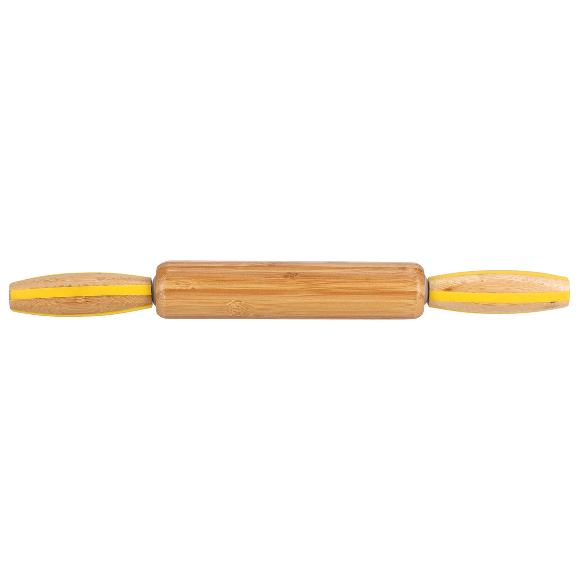 Royalford Organic Bamboo Rolling Pin | Ergonomic Anti-Slip Handles – Geepas