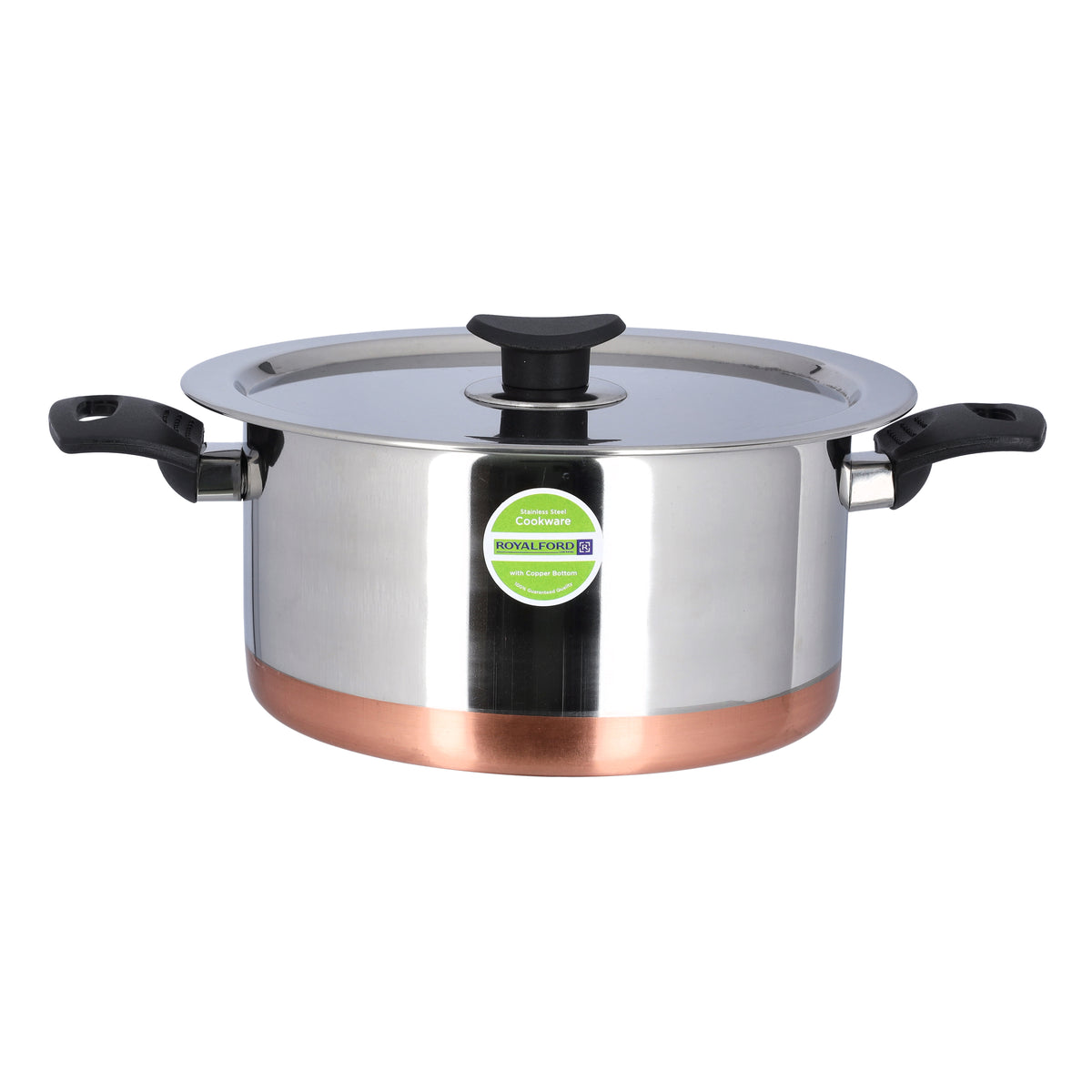 25.5 Cm Stainless Steel Casserole with Lid RF9976 – Geepas