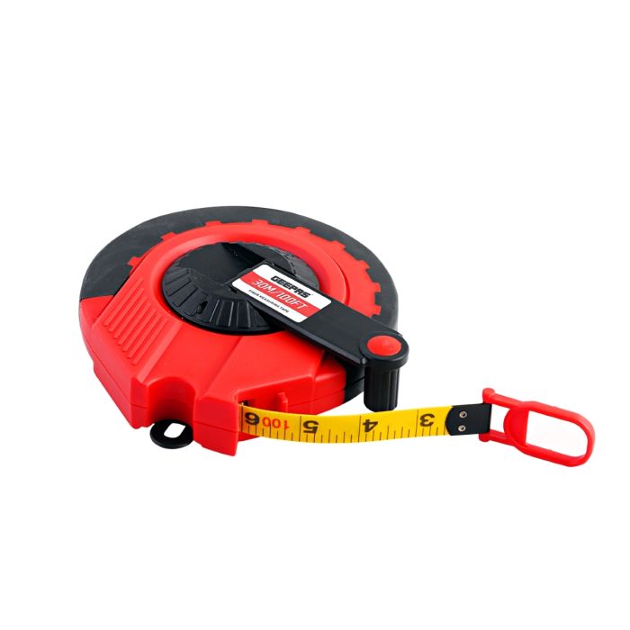 Geepas GT59013 30M Fibreglass Measuring Tape | Durable ABS Case